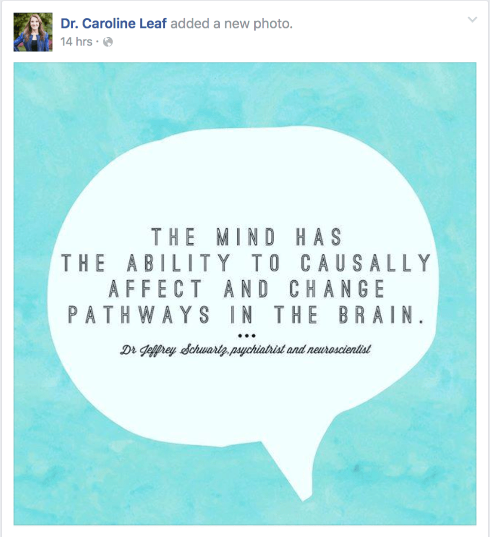 Dr Caroline Leaf and the mind-brain revisited | Dr C. Edward Pitt